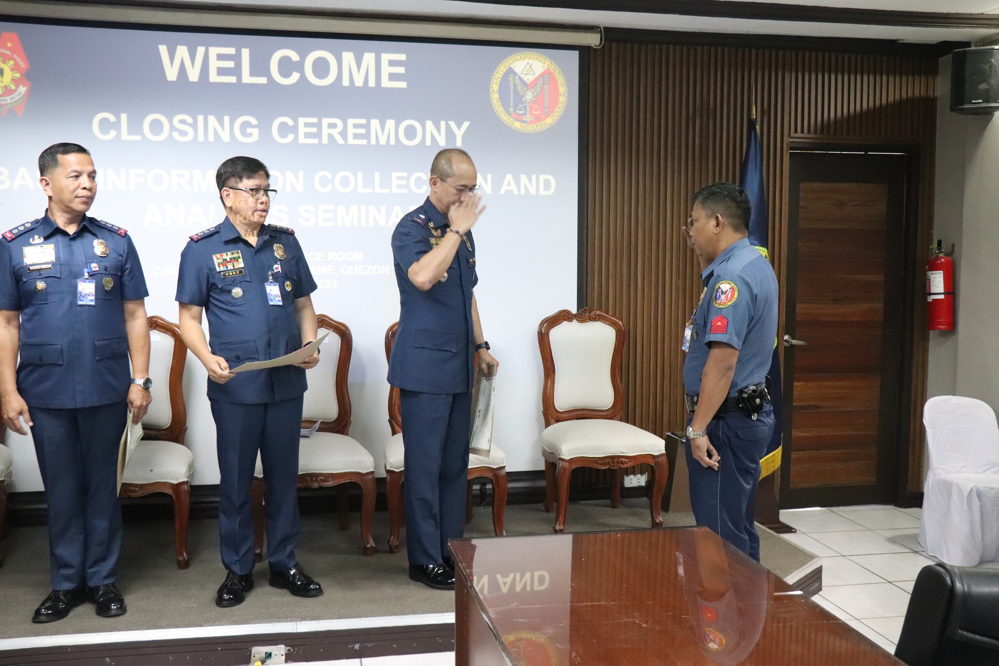 CLOSING CEREMONY OF THE BASIC INFORMATION COLLECTION AND ANALYSIS ...